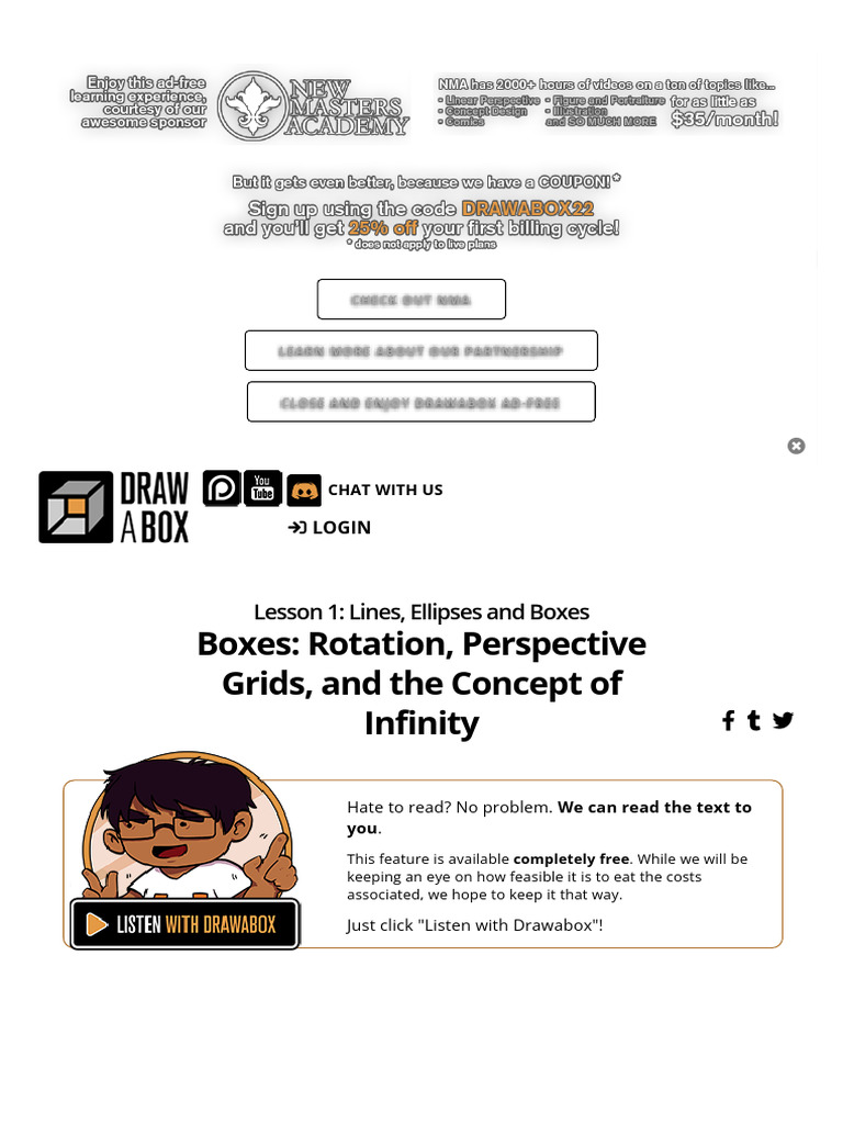 Boxes - Rotation, Perspective Grids, and The Concept of Infinity | PDF ...