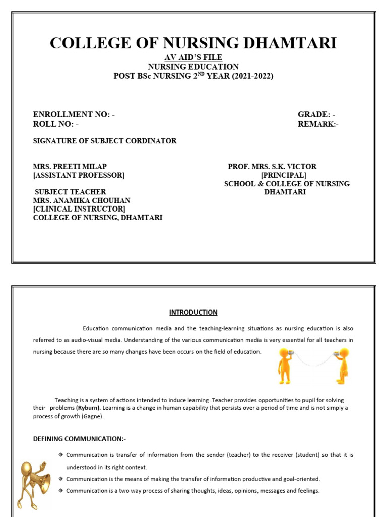 Introduction of Av Aids | PDF | Communication | Learning