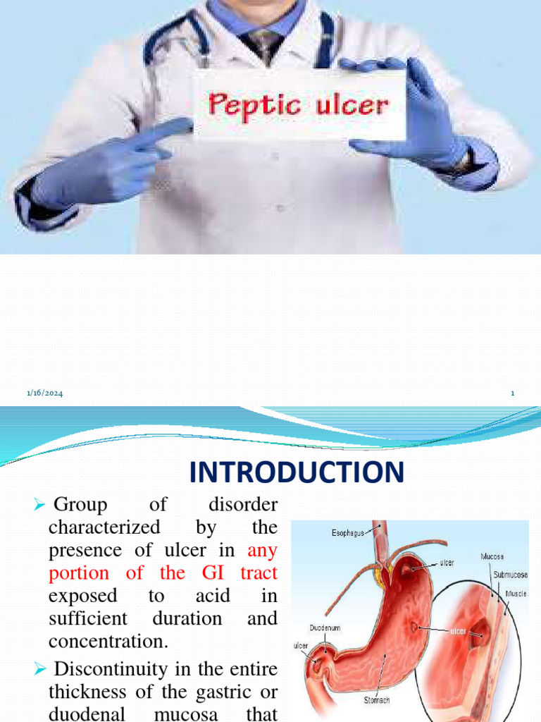 Peptic Ulcer | PDF | Drugs | Medicine