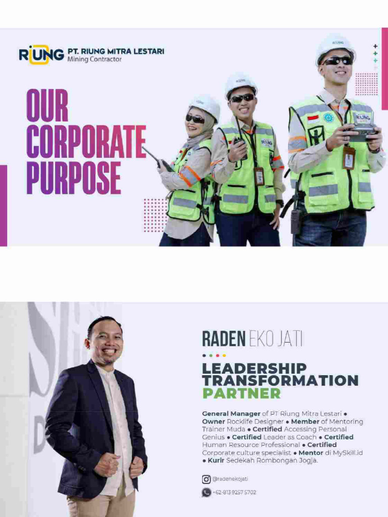 Materi Our Corporate Purpose | PDF