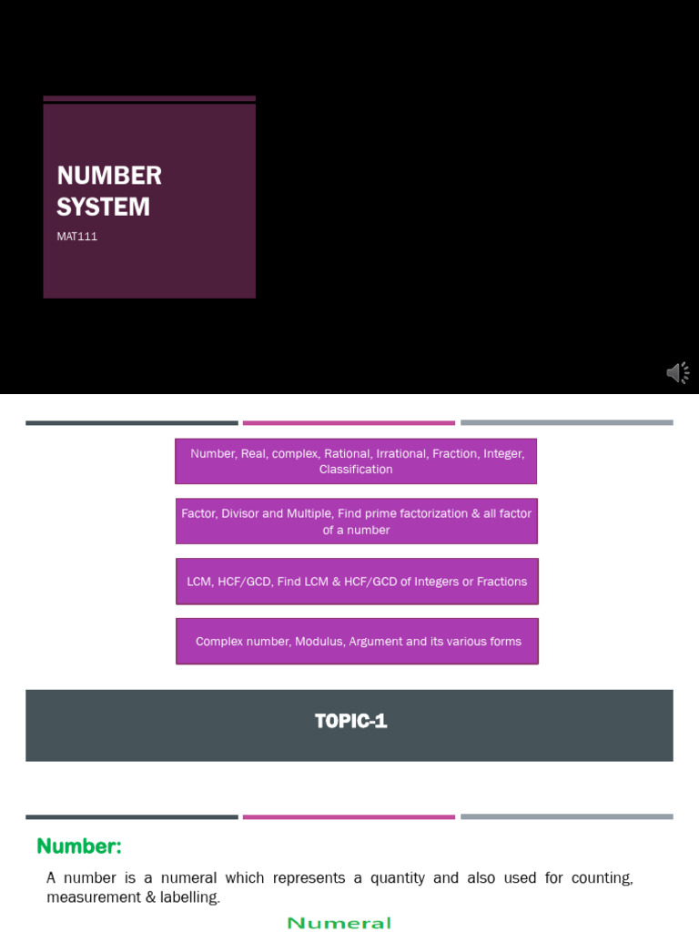 1.1 Number System - SS | PDF