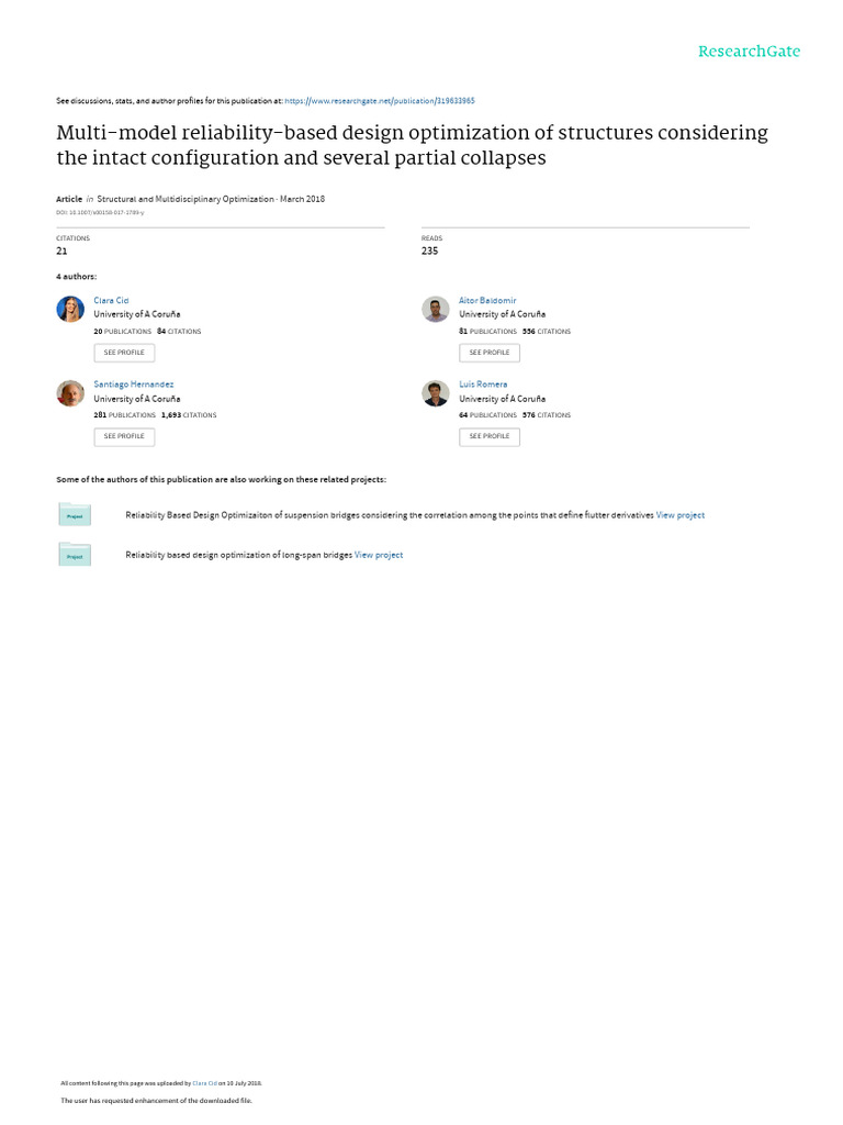 Multi-Model Reliability | PDF | Mathematical Optimization | Reliability Engineering