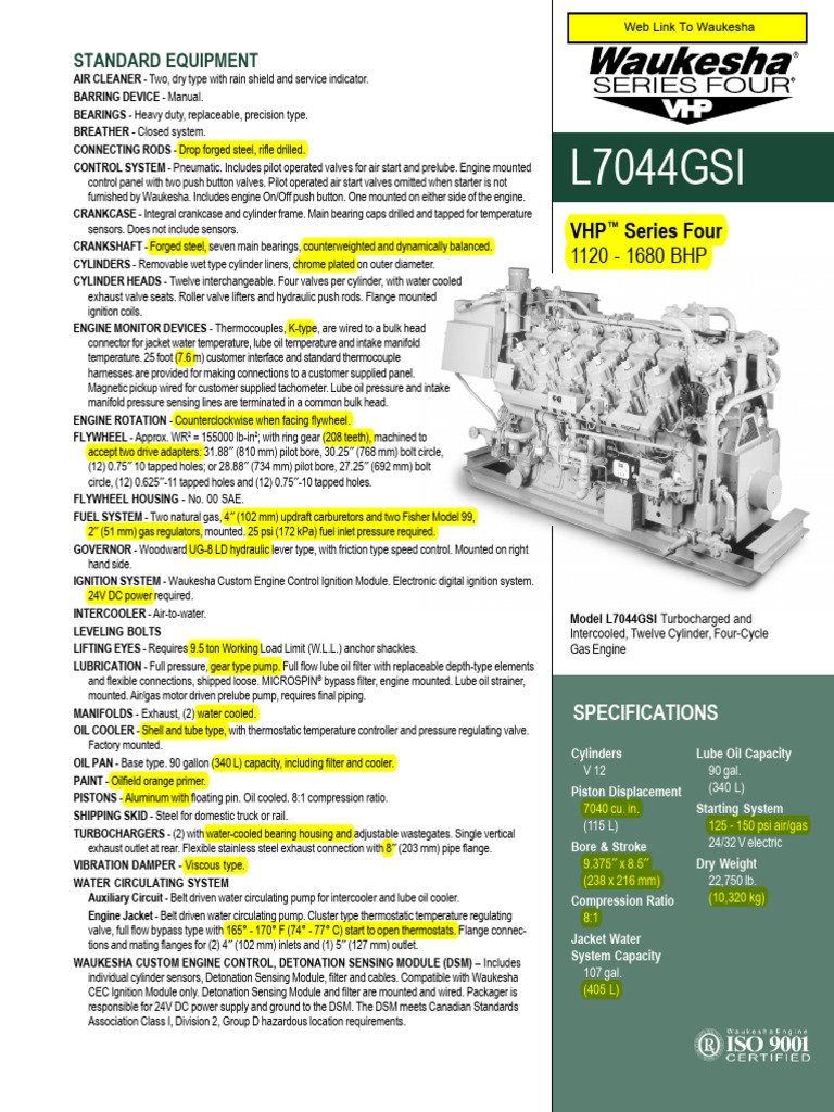7044 Ops Manual | PDF | Bearing (Mechanical) | Piston