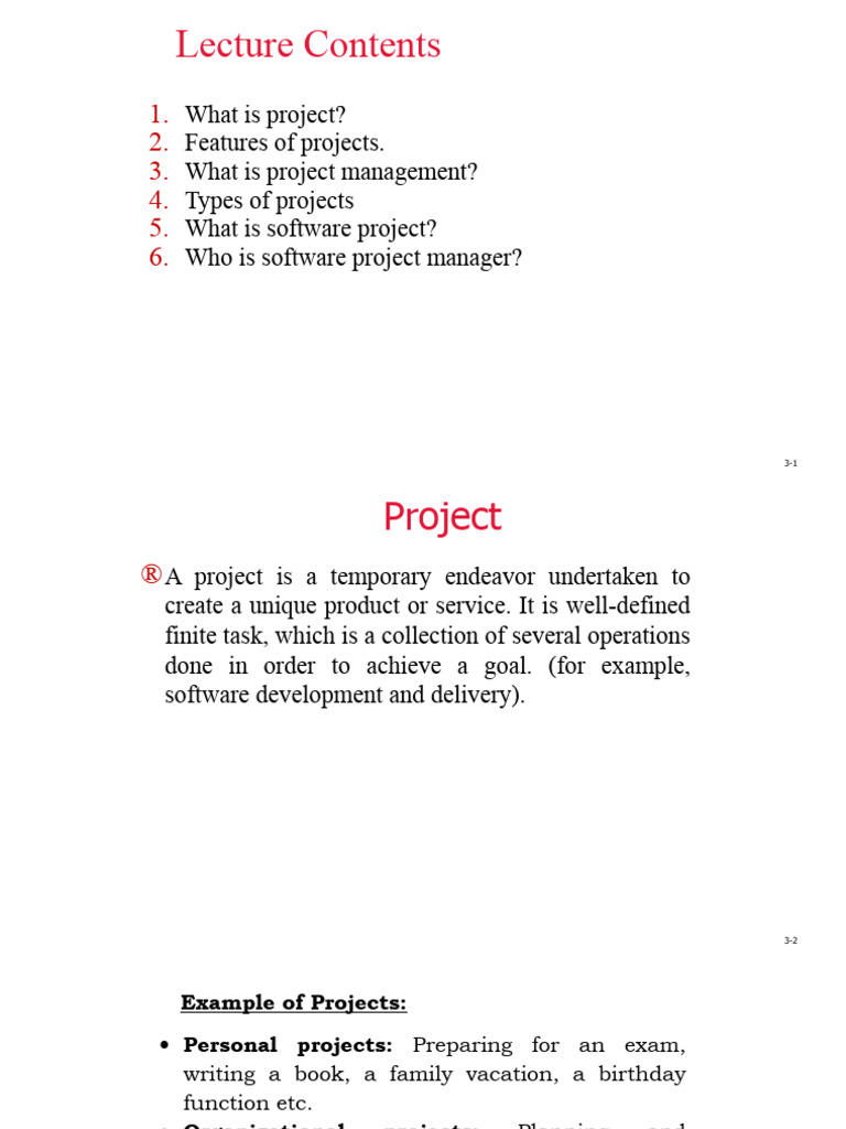 Lecture 1 | PDF | Project Management | Computing