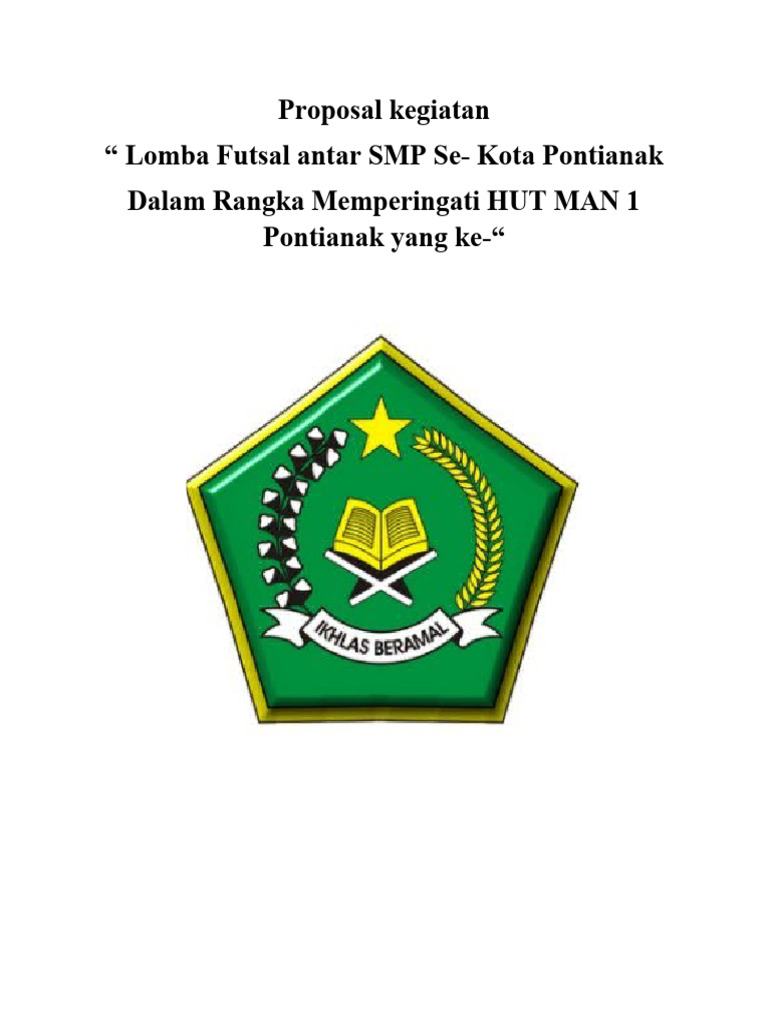 Proposal Kegiatan Kegiatan Futsal Kreatif Tim | PDF