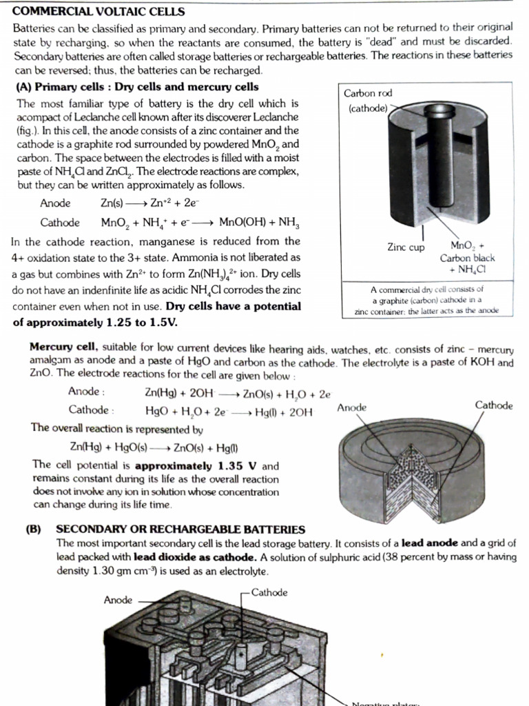 Batteries | PDF | Rust | Anode