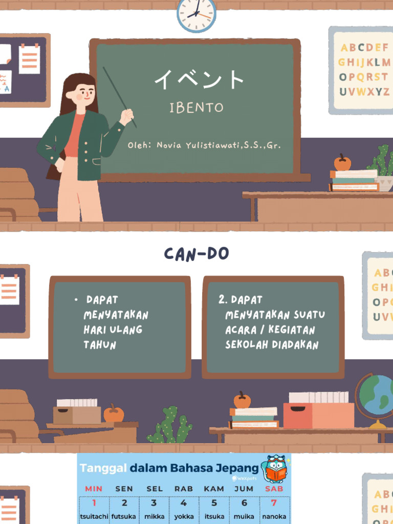 Materi Ibento (Penanggalan) Bhs Jepang | PDF