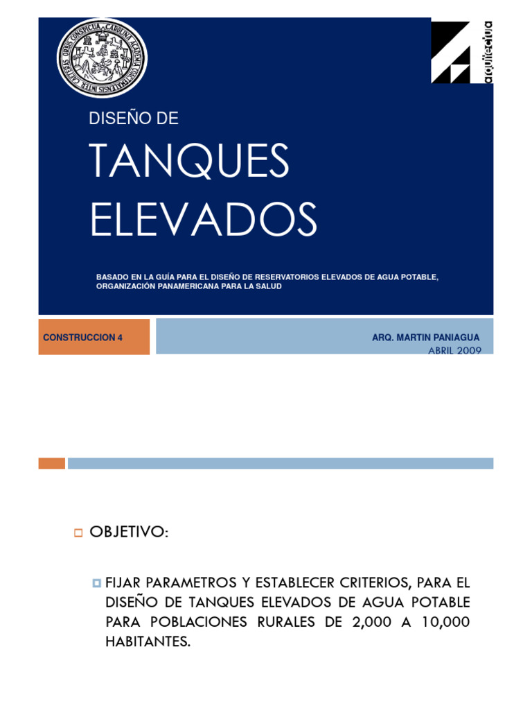 Tanques Elevados | Descargar gratis PDF | Agua | Tanques