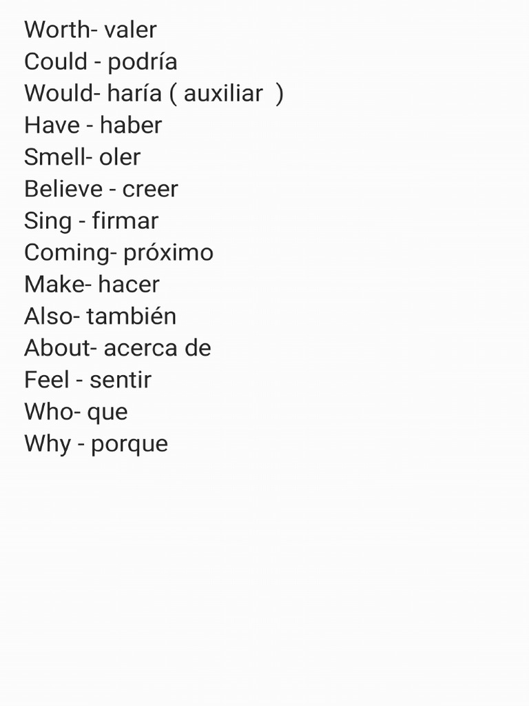 Palabras frecuentes en inglés | PDF