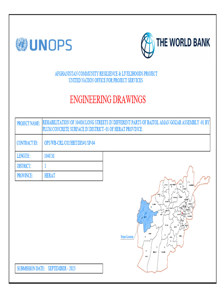 Lot-1 Minor Works RFQ Section V Annex 8 Design Drawings-HRT-DIS#1-SP-04 | PDF | Drainage | Civil ...
