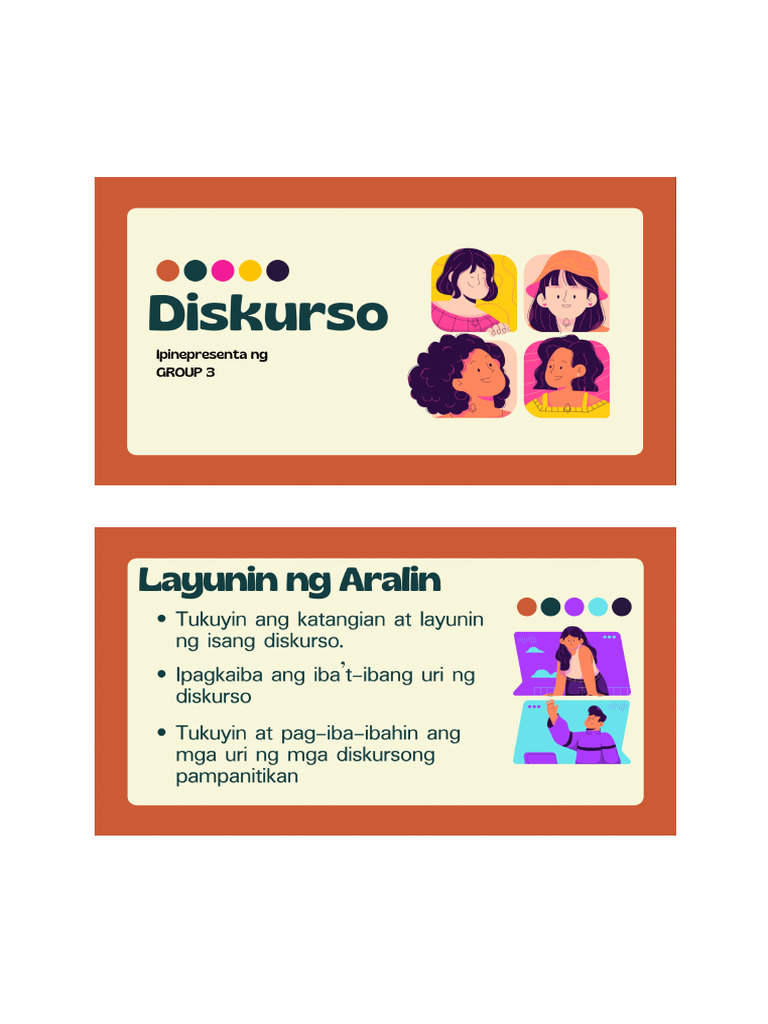 Diskurso Compilation Filipino Book | PDF