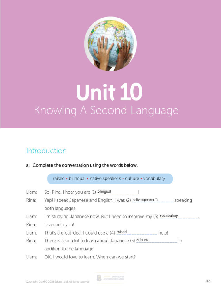 Basic 3 Workbook Units 10 | PDF | Multilingualism | English Language