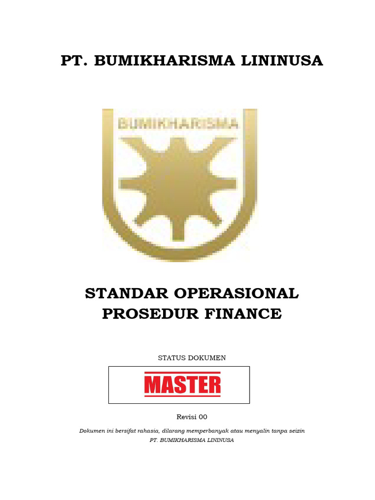Sop Finance | PDF | Bisnis