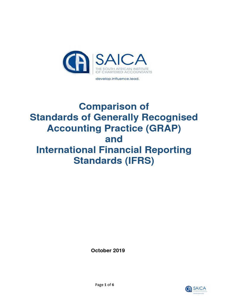 SAICA - Comparison of GRAP and IFRS | PDF | International Financial ...