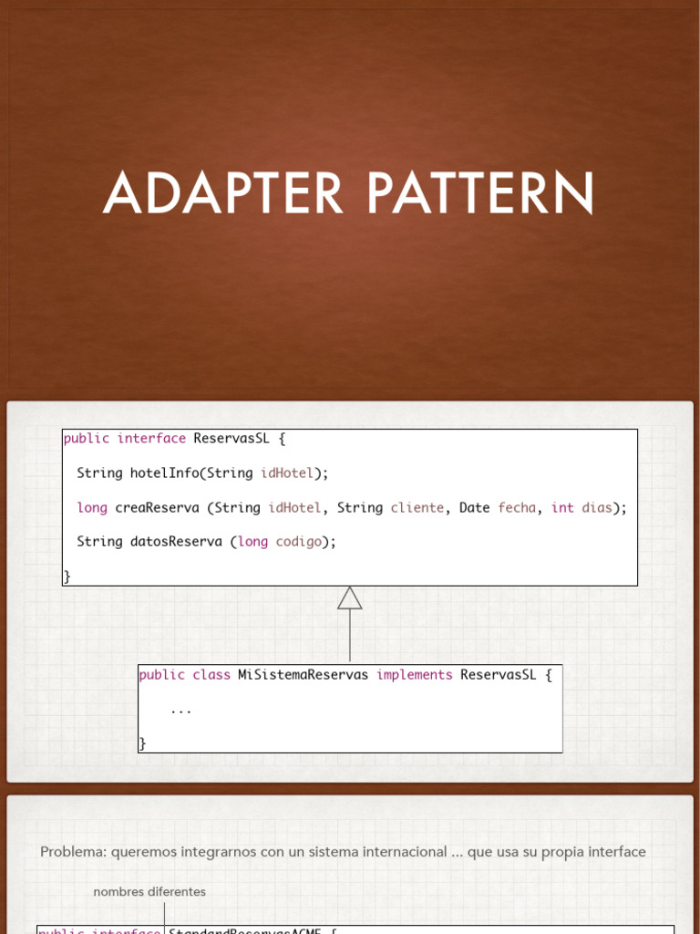 3 Adapter Pattern | PDF | Ciencias de la Computación | Diseño de software