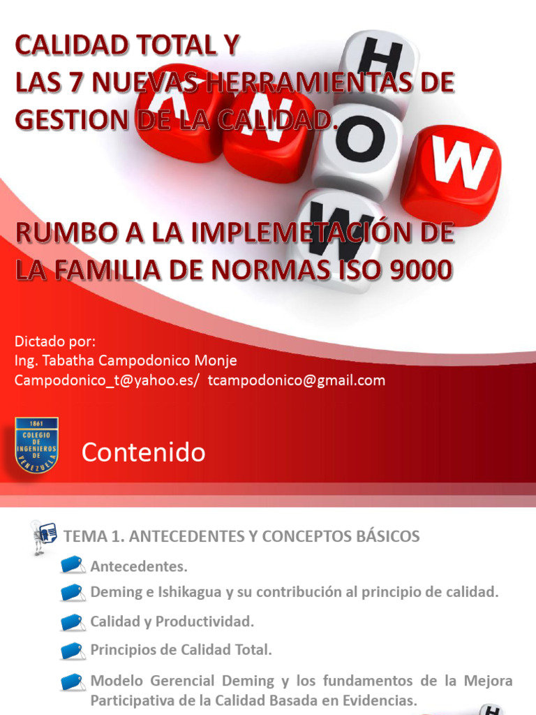 Calidad Total 1 | PDF | Calidad (comercial) | Economias