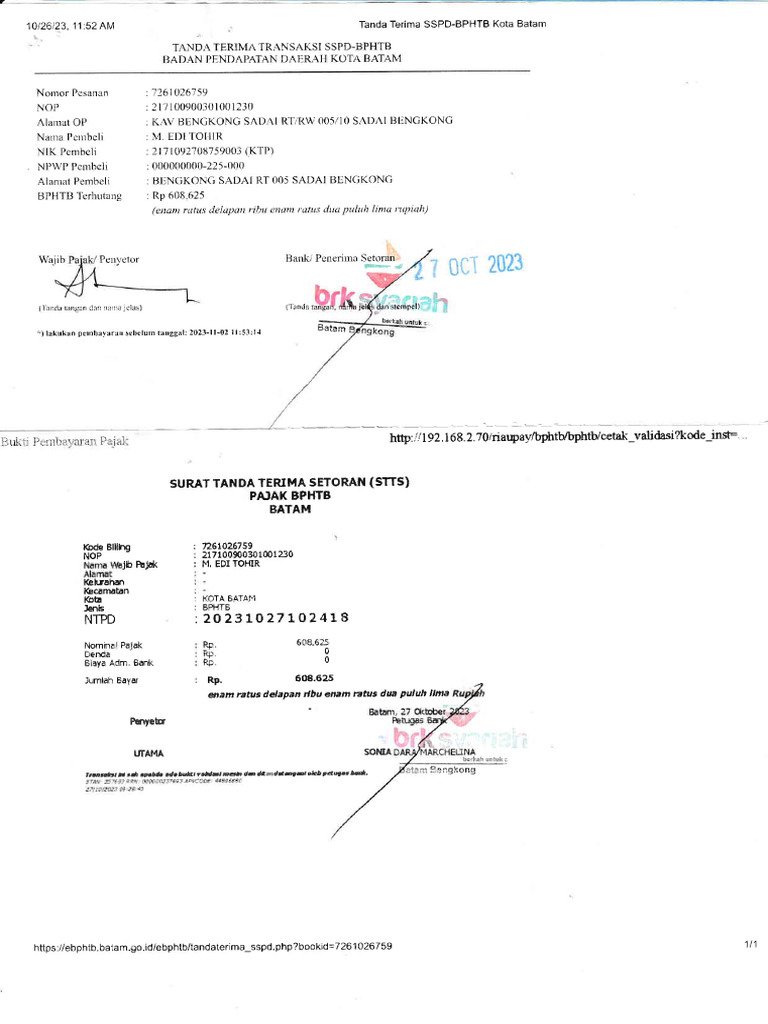 SSPD Dan SSTS M Edi Tohir | PDF