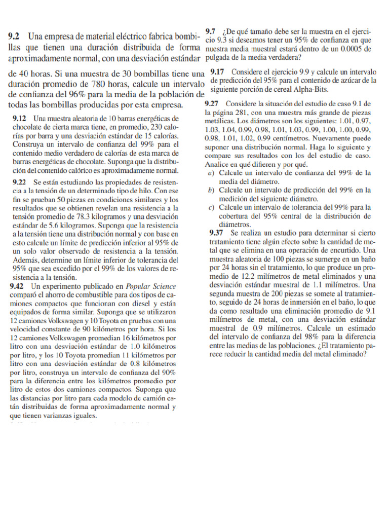 Ejercicios Angel Capitulo 9 | PDF