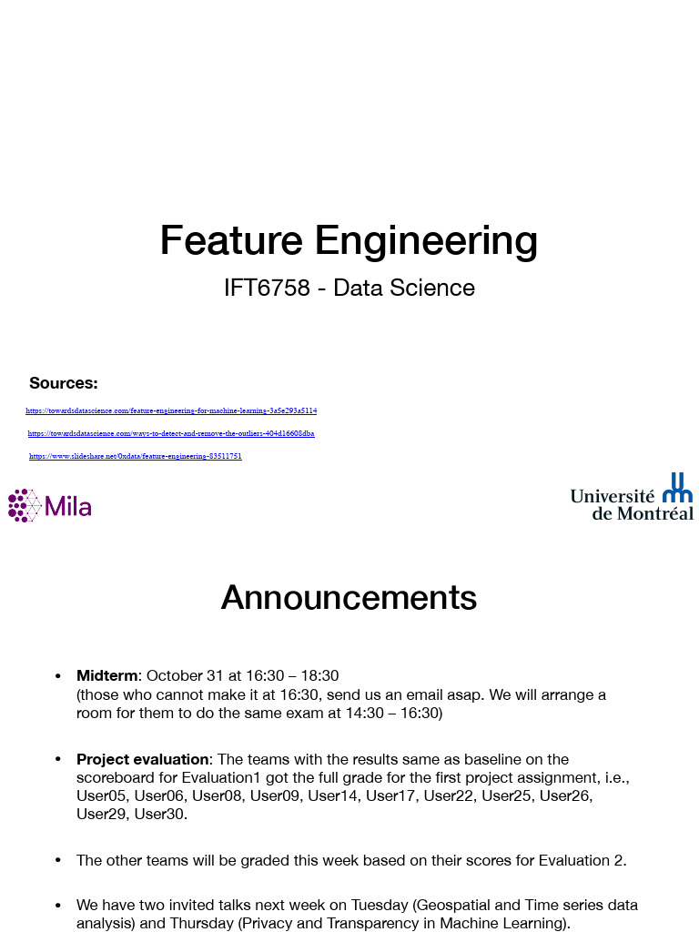 Feature Engineering | PDF | Outlier | Standard Deviation