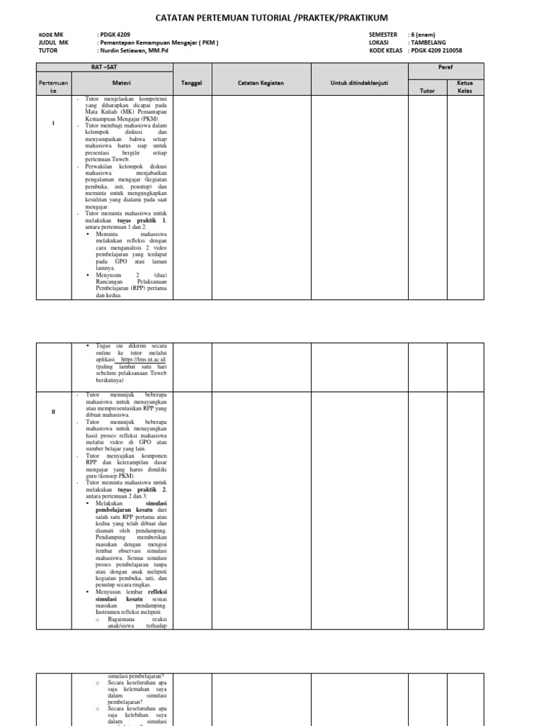 Catatan Pertemuan PKM | PDF | Komputer