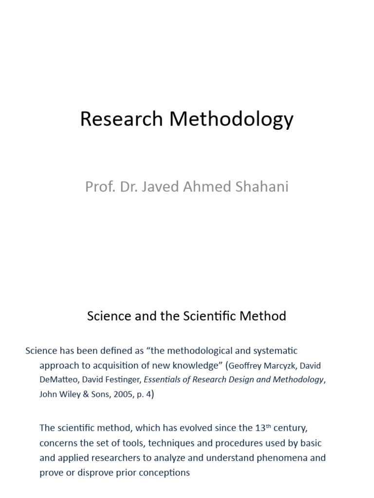 Lect 2 | PDF | Methodology | Scientific Method