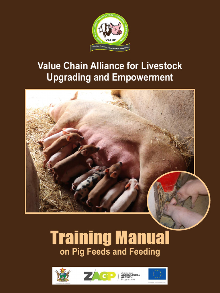 Training Manual Pig Feed | PDF | Pig | Nutrition