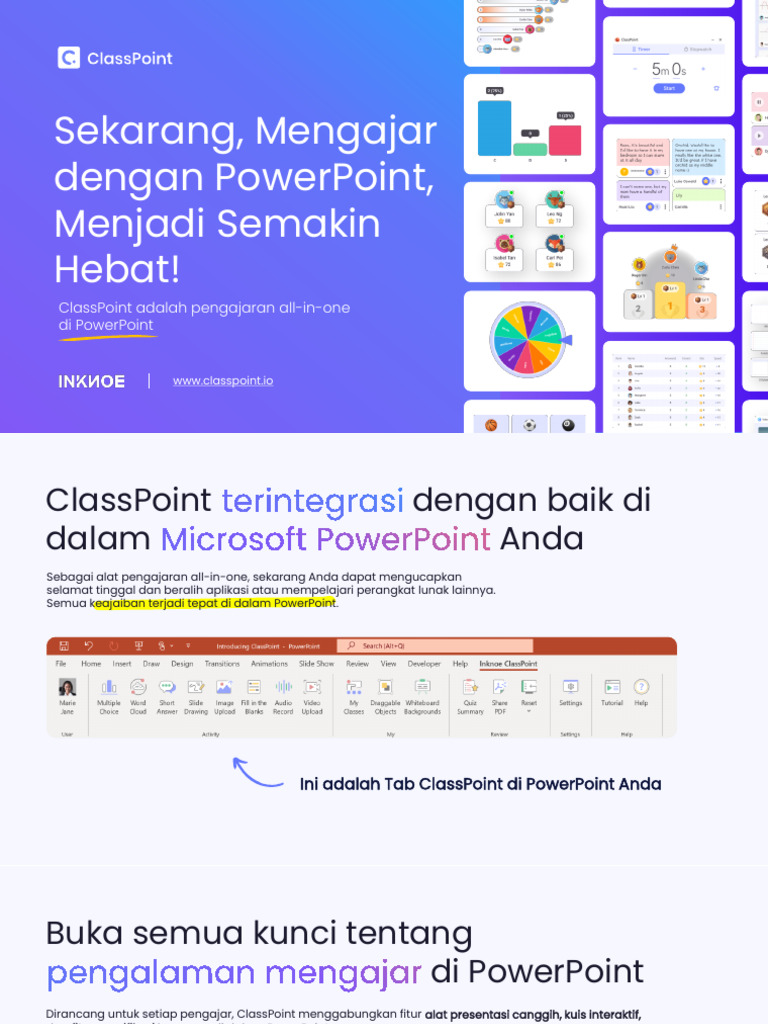 Mengenal Fitur Dan Keunggulan ClassPoint | PDF