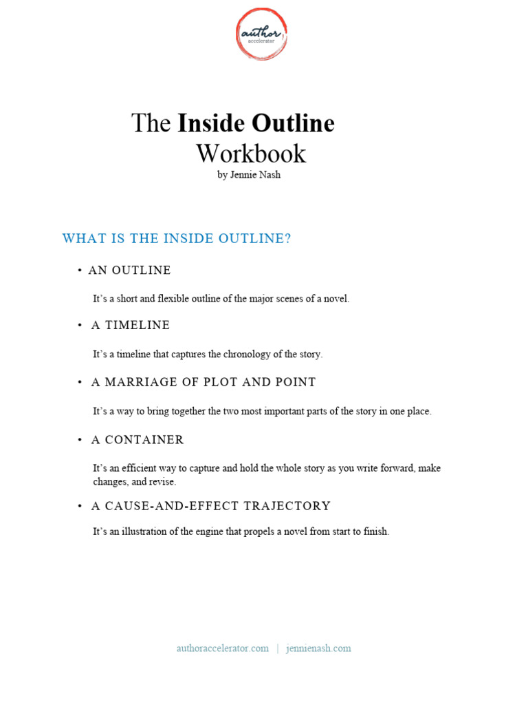 The+Inside+Outline+Workbook Website | PDF