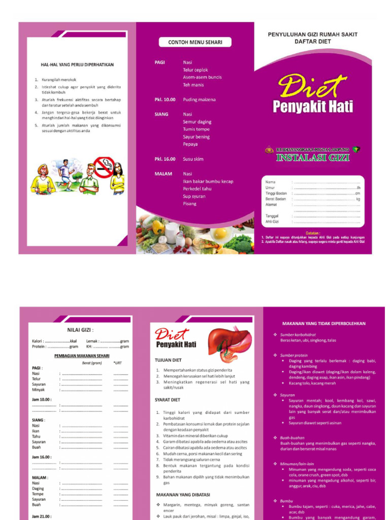 Diet Penyakit Hati Ed | PDF