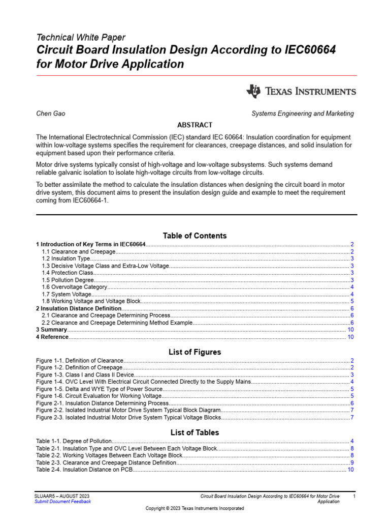 Circuit Board Insulation Design According To IEC60664 | PDF | Insulator ...