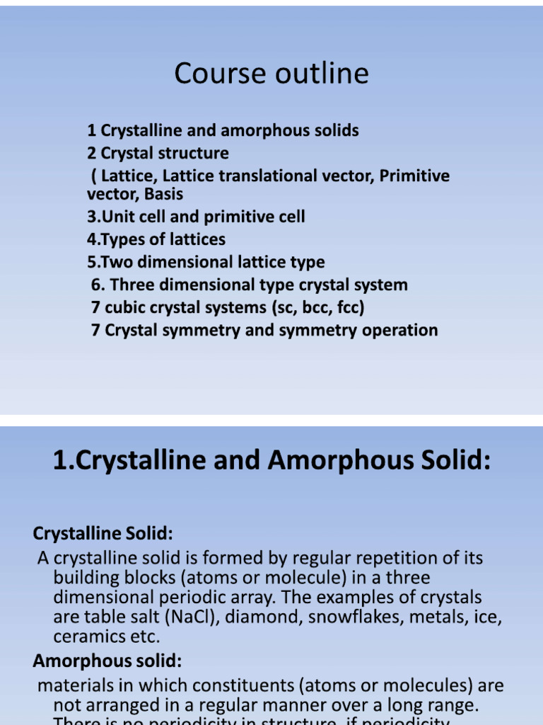 Solid State Physics | PDF
