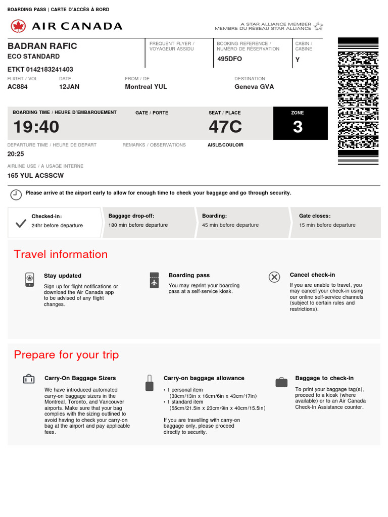 Boarding Pass | Download Free PDF | Baggage | Airlines