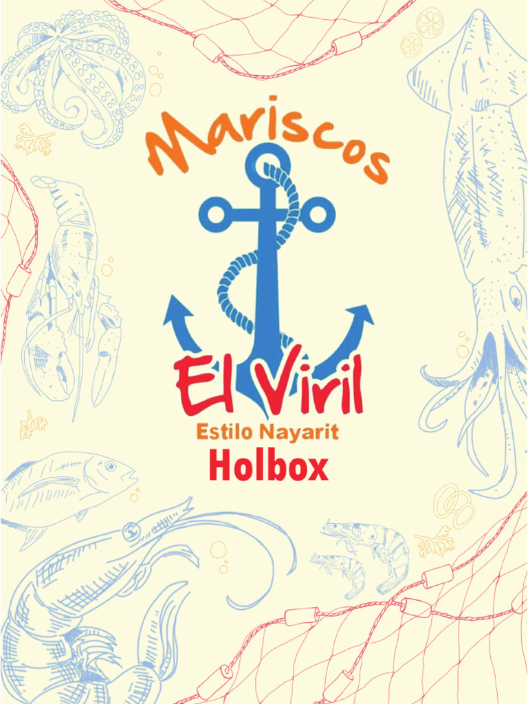 Menú de Mariscos El Viril | PDF | pesto | Pizza