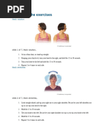 Neck Exercise | PDF