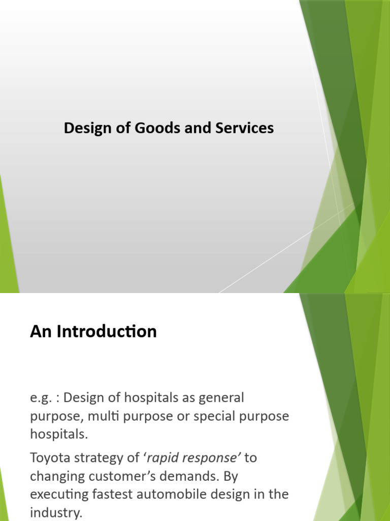 Goods and Services Design Strategies | PDF | Computer Aided Design ...