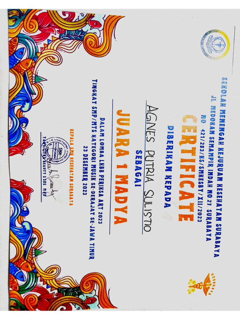 LKBB Periksa (Art) 23-12-2023 | PDF