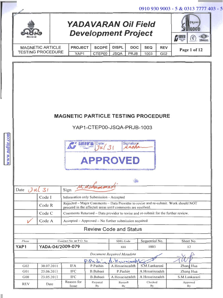 MT Procedure | PDF | Science & Mathematics | Technology & Engineering
