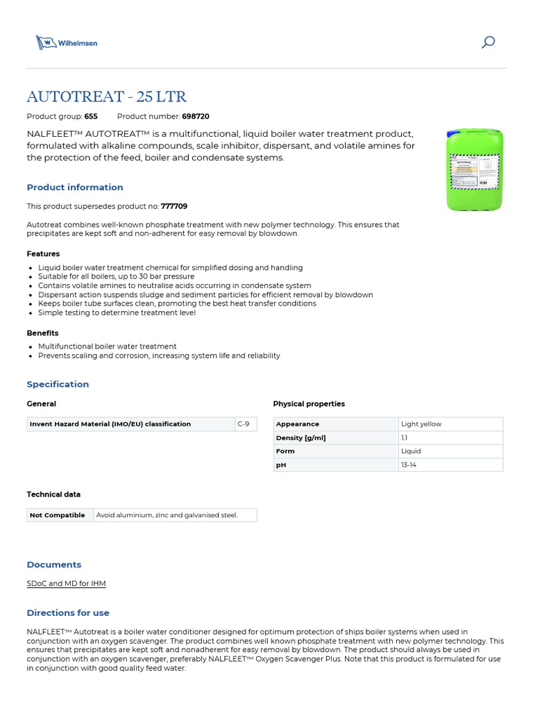 Boiler AUTOTREAT - 25 LTR | PDF | Chemical Process Engineering ...
