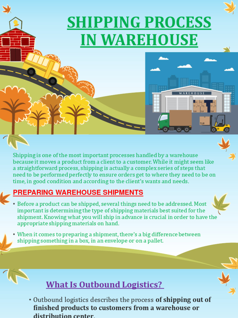 Warehouse Shipping Process Overview | PDF | Warehouse | Logistics