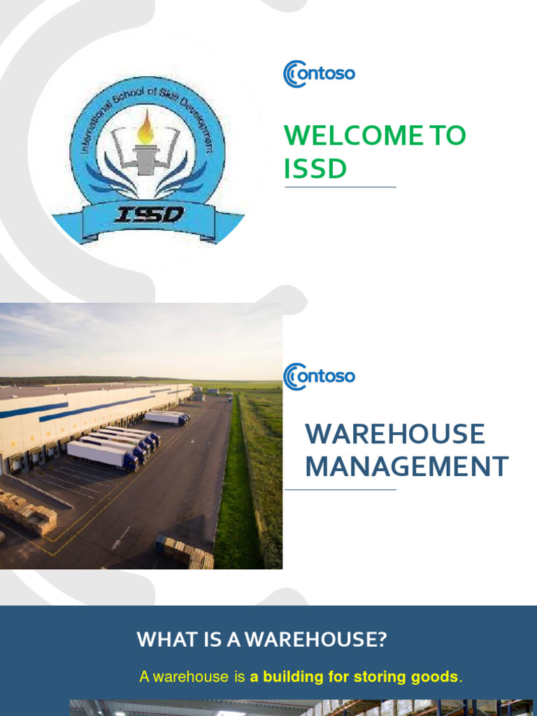 Issd Warehouse Management | PDF | Warehouse | Supply Chain