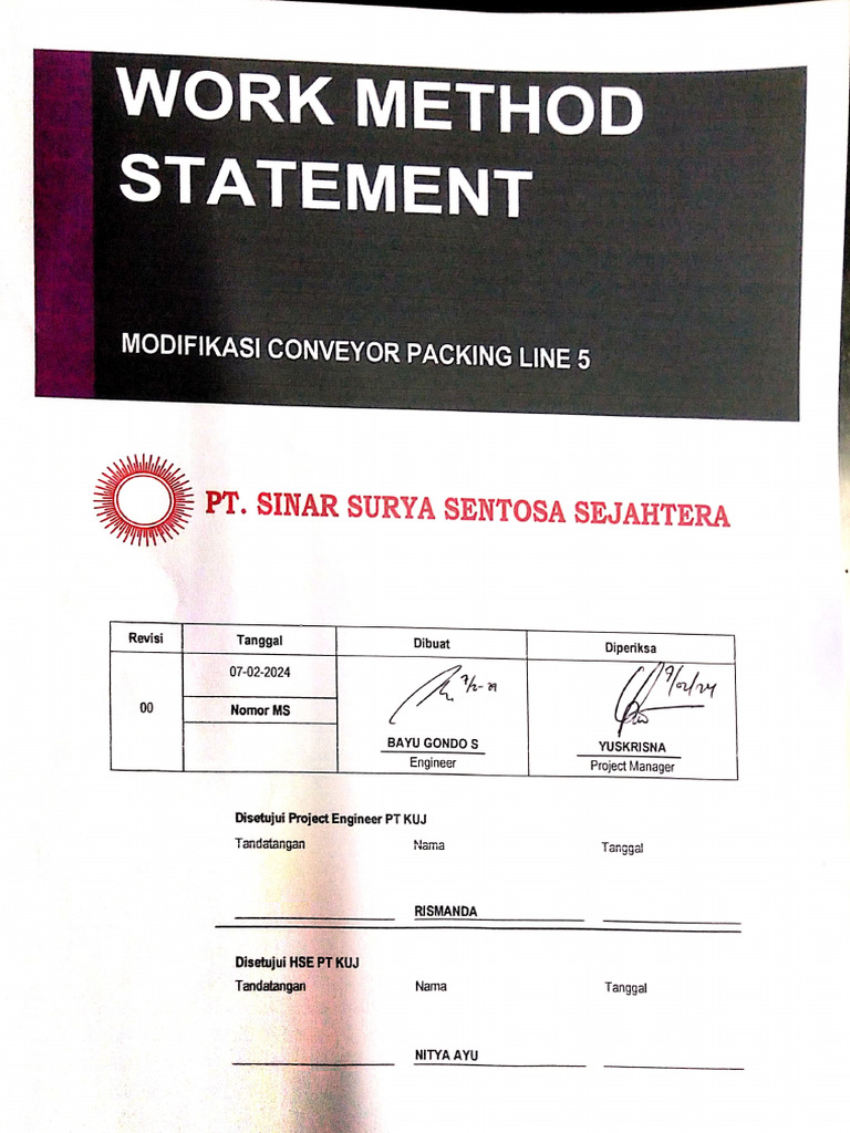 Scan TTD Work Method | PDF