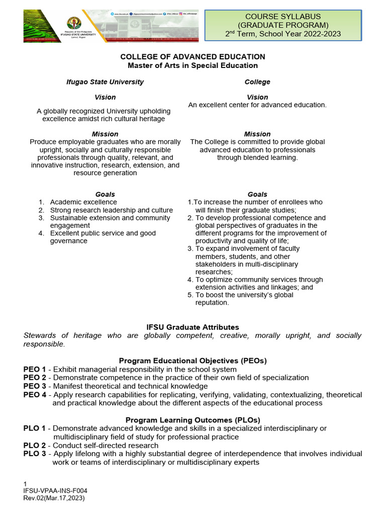 Sample Syllabus | PDF | Psychology | Learning