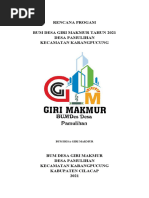 Contoh Program Kerja BUMDesa | PDF
