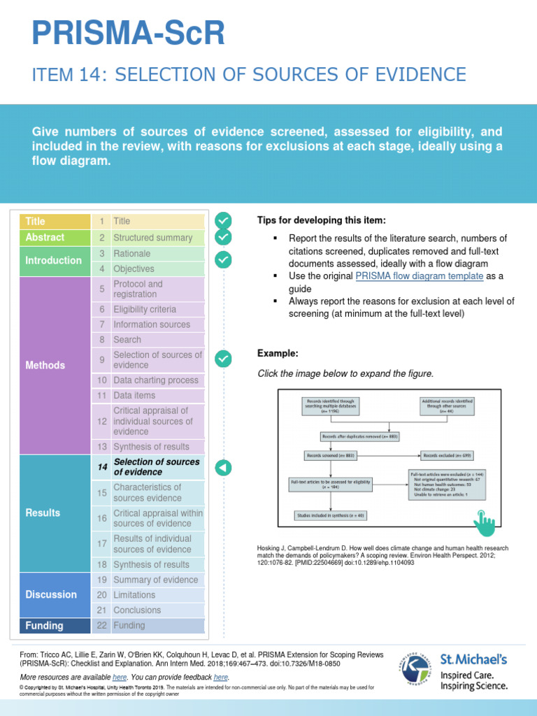 Prisma-Scr Tipsheet Item14 | PDF | Information Science