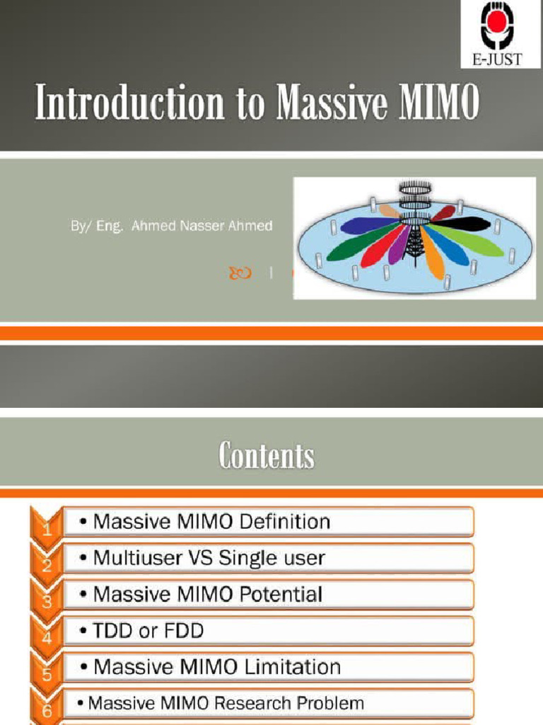Introduction To Massive MIMO | PDF