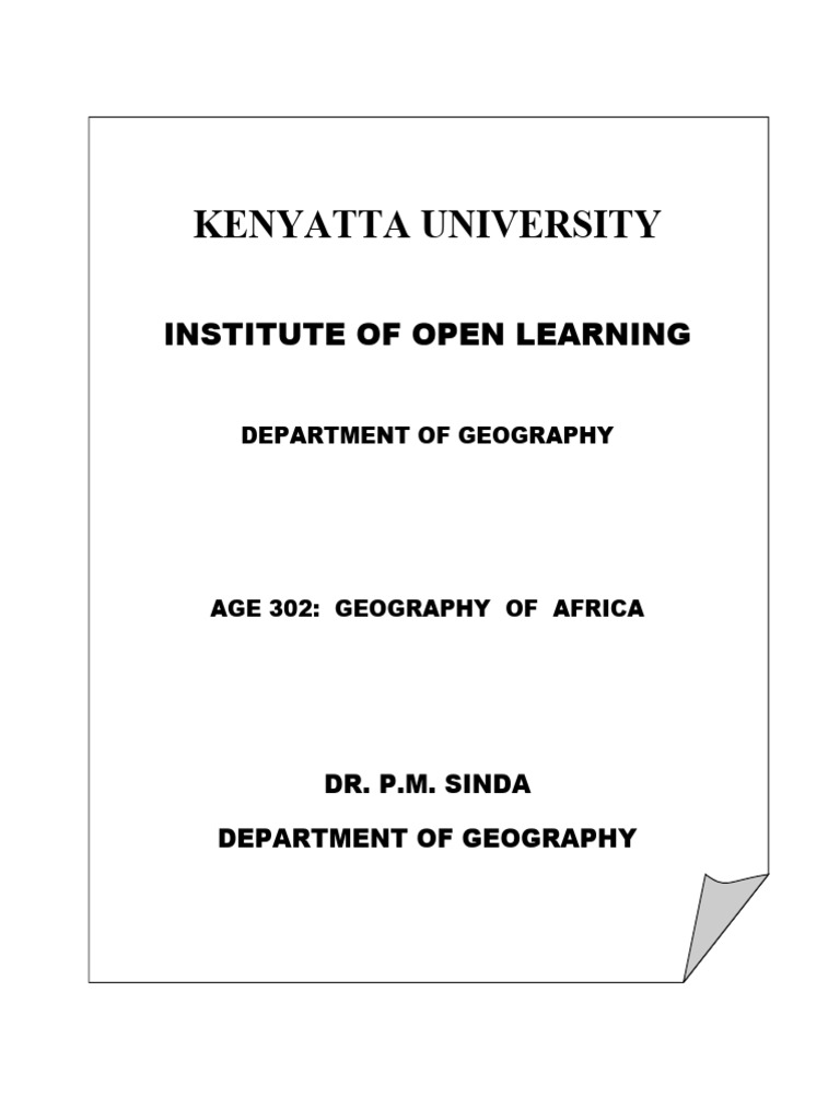 Geography of Africa Overview | PDF | Nile | Plate Tectonics