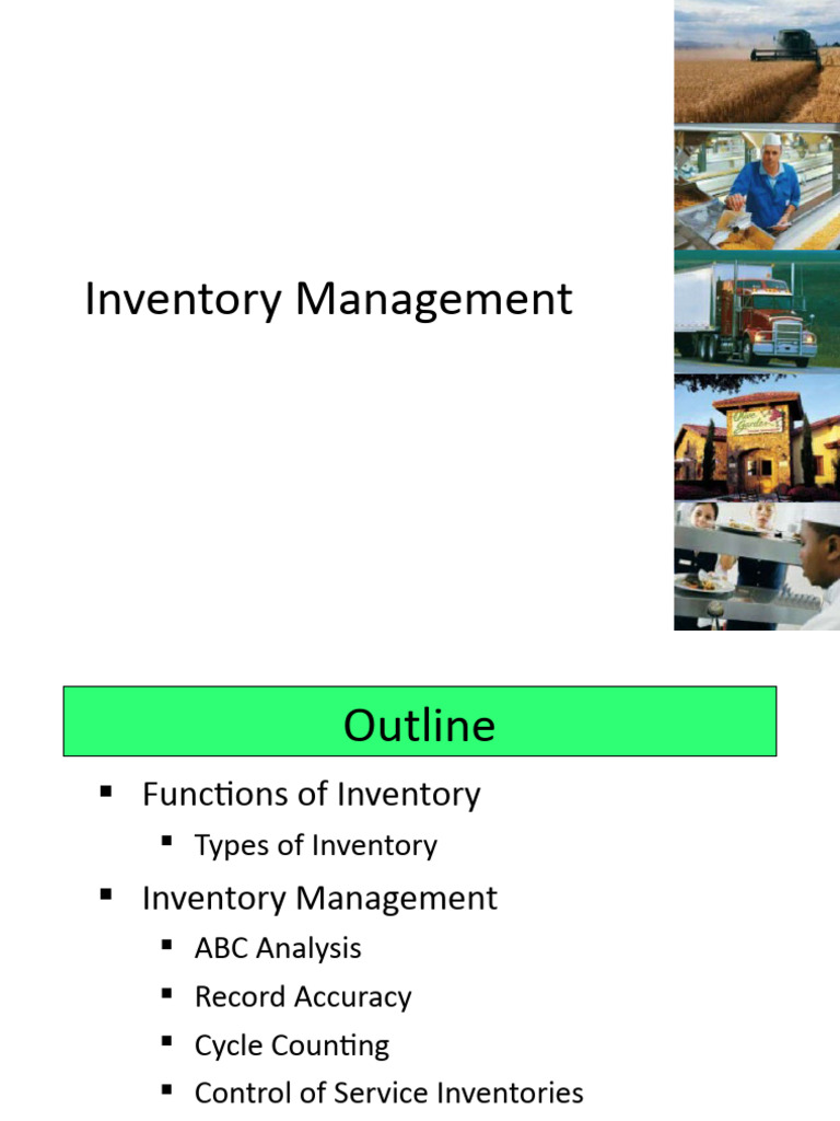 Comprehensive Guide to Inventory Management | PDF | Inventory ...