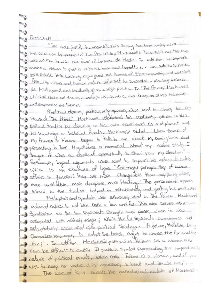 First Draft | PDF
