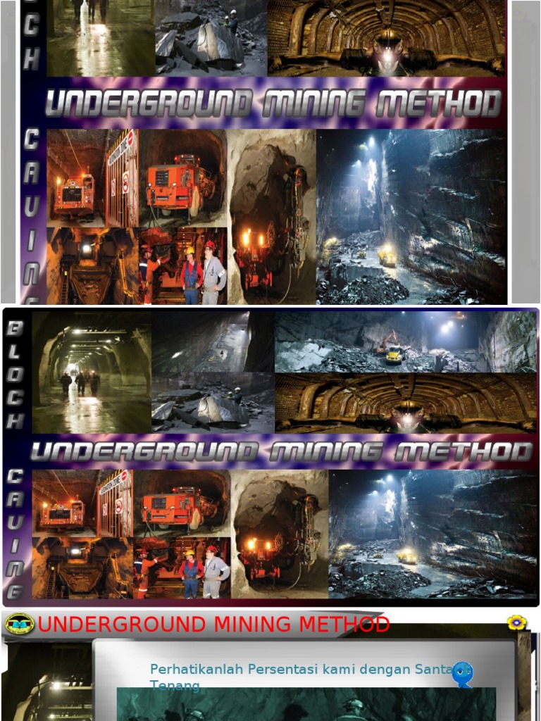 Block Caving Method: Metode Penambangan Tambang Bawah Tanah | PDF ...