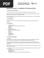 Signage Installation Method Statement | PDF | Safety | Scaffolding